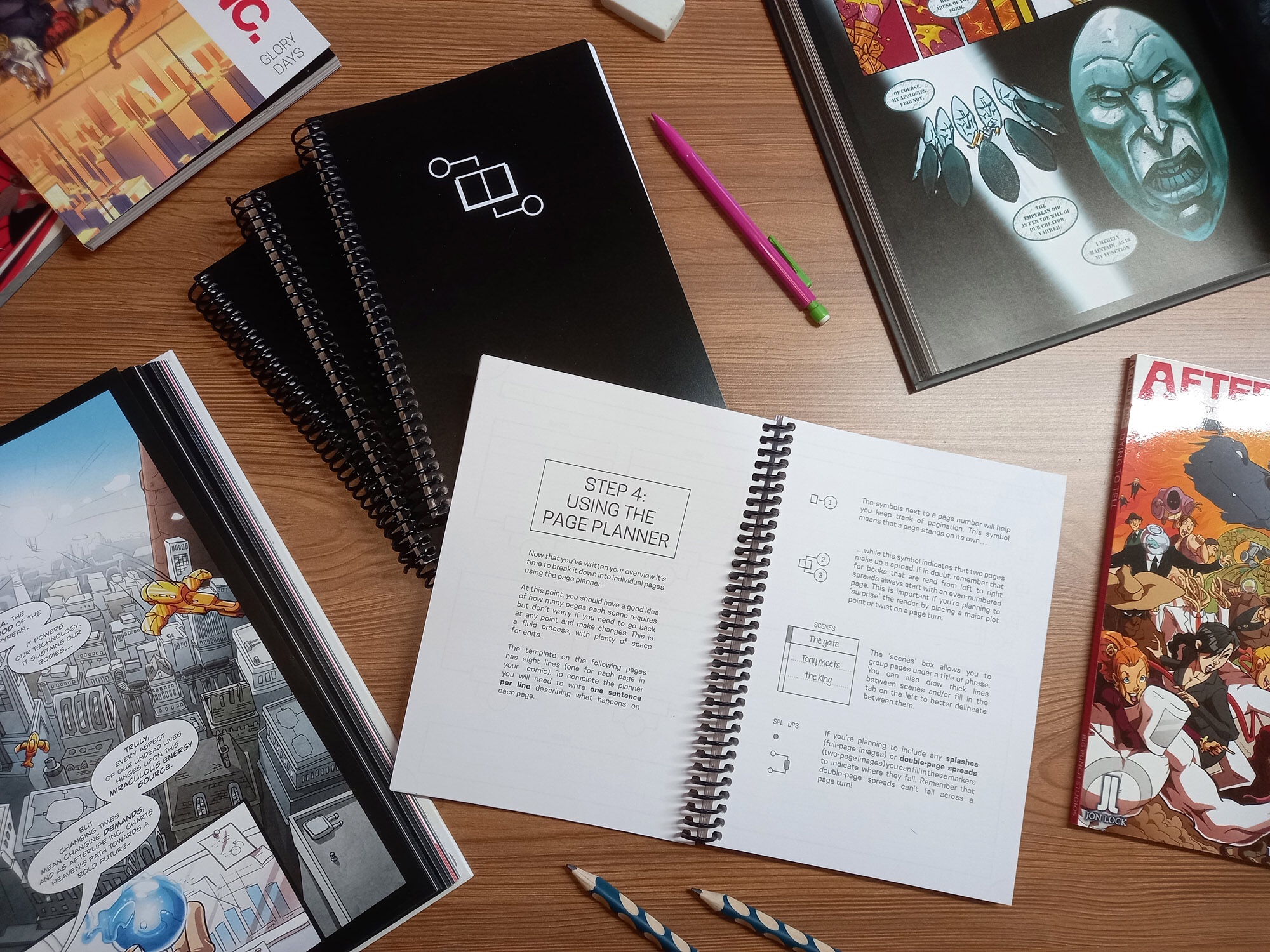 Creating Comics: Afterlife Inc. Creator Jon Lock readies his “Comic ...