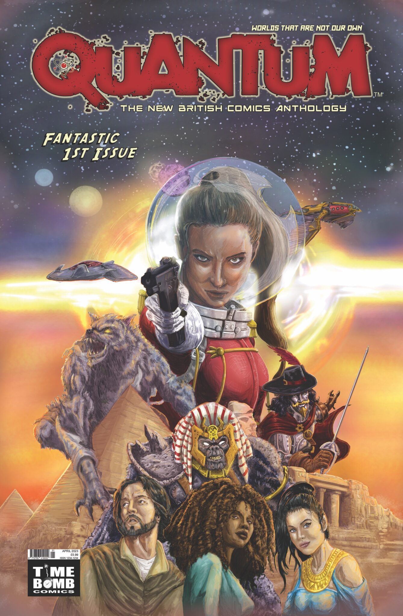 New Quantum comic anthology from Time Bomb Comics preps for April ...