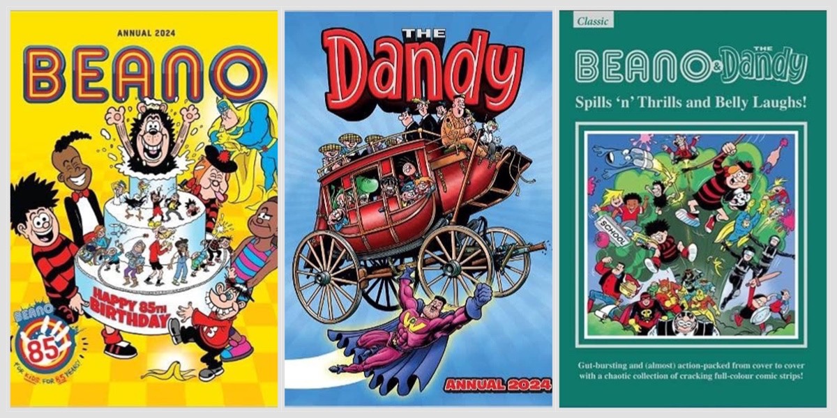 An early Christmas treat for BEANO and Dandy fans, as annual covers ...