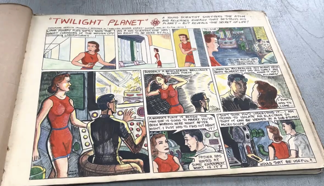 Philip Harbottle’s Dan Dare comic strip adaptations, unseen for decades ...