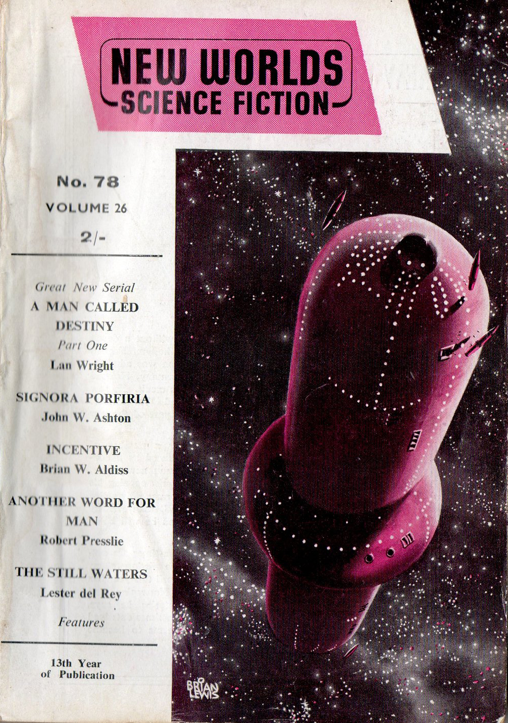 The Science Fiction Art of Brian Lewis (1929-1978) – downthetubes.net