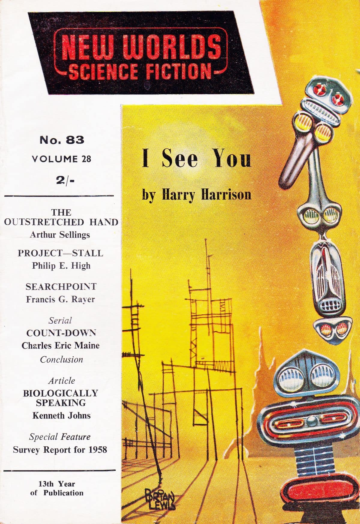 The Science Fiction Art of Brian Lewis (1929-1978) – downthetubes.net