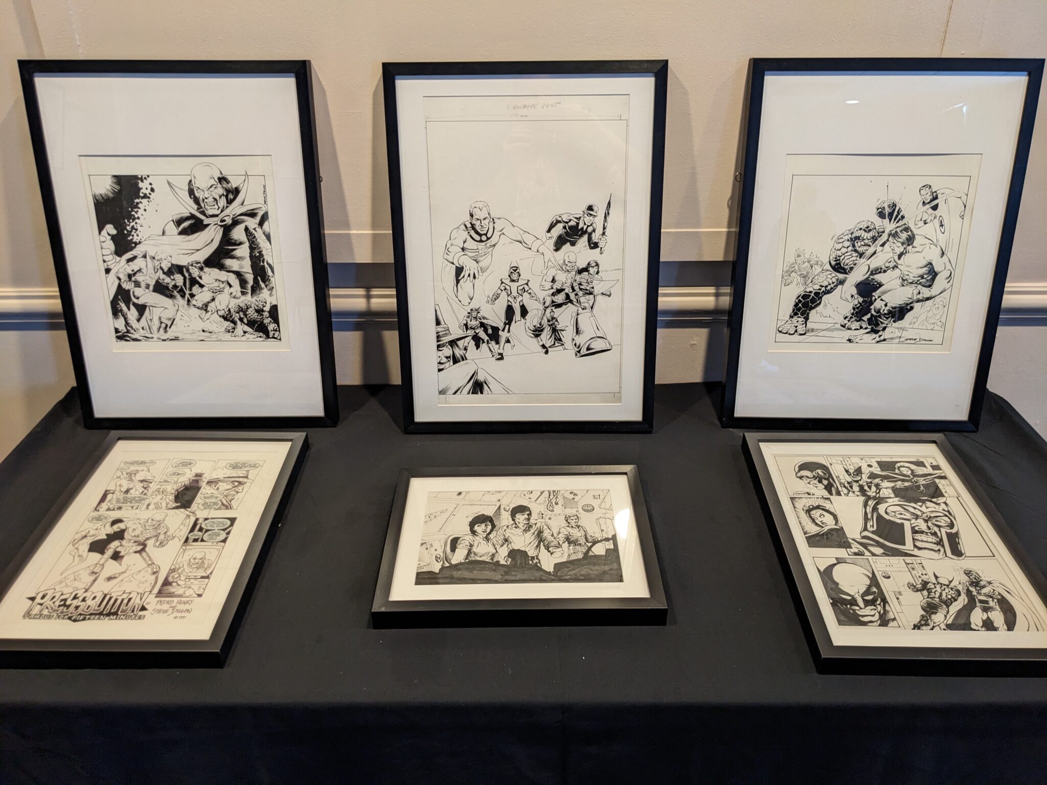 In Review: The Steve Dillon Exhibition at Lawless – downthetubes.net
