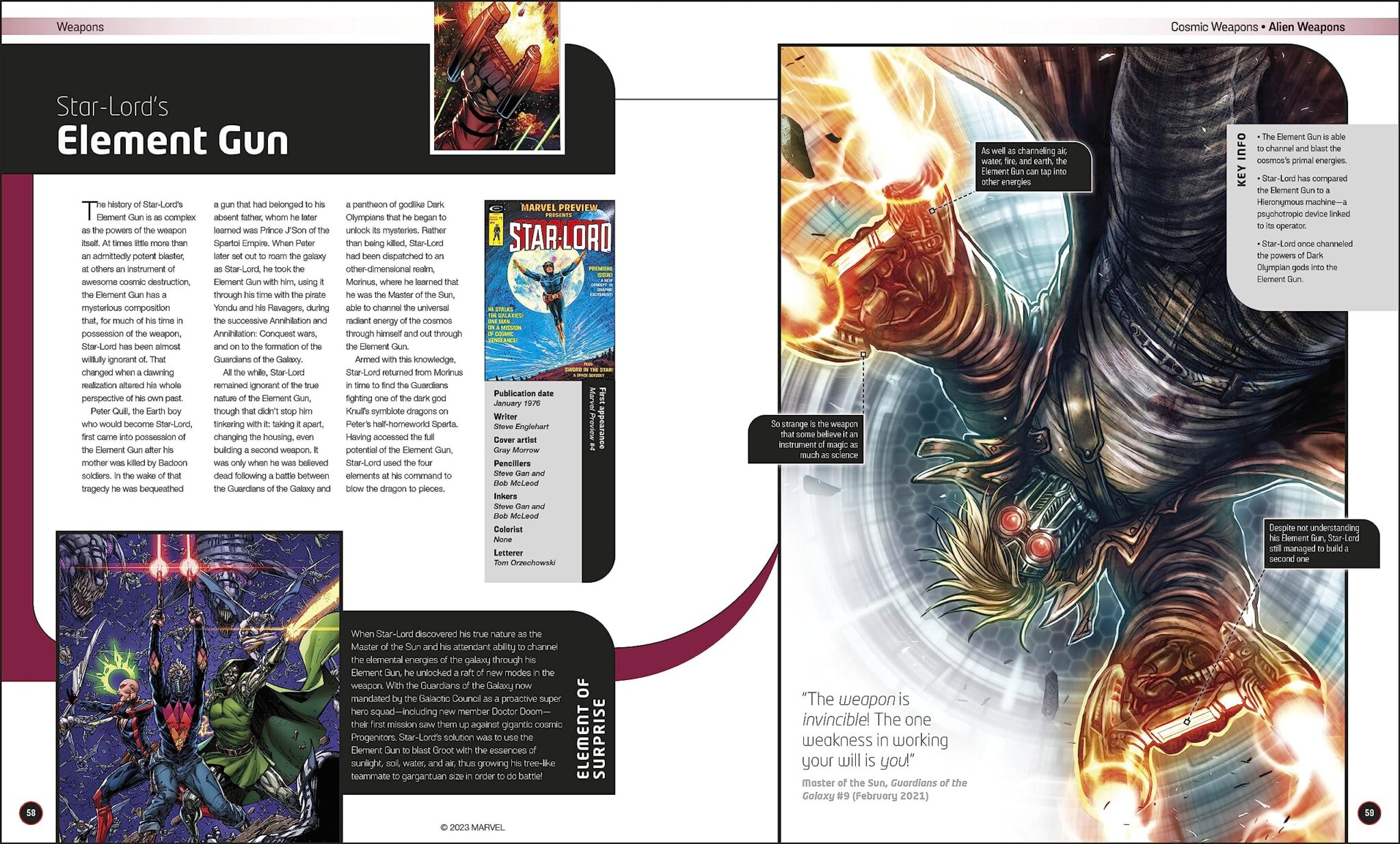 Sneak Peek: Marvel Arms and Armour by Nick Jones – downthetubes.net