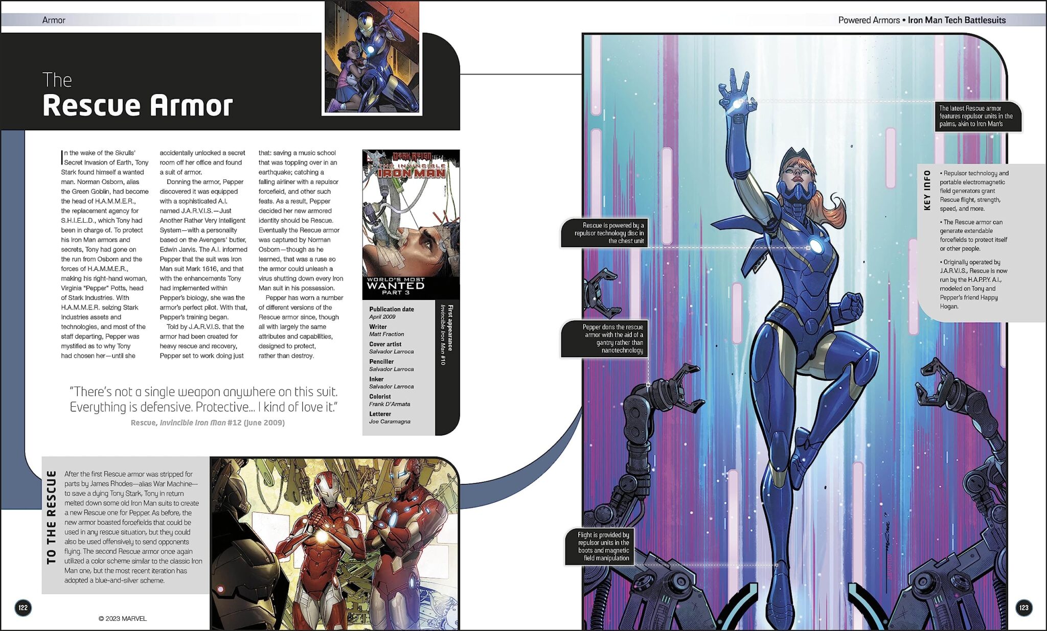 Sneak Peek: Marvel Arms and Armour by Nick Jones – downthetubes.net