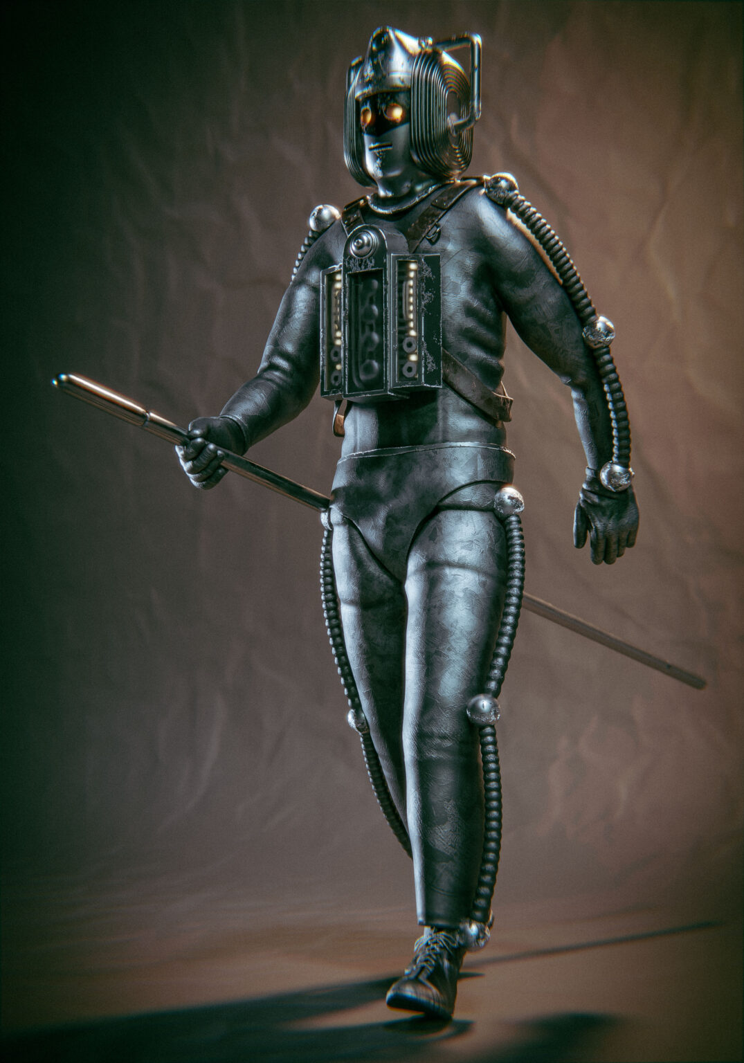 Anthony Lamb’s cover art for “Cybermen: The Ultimate Comic Strip ...