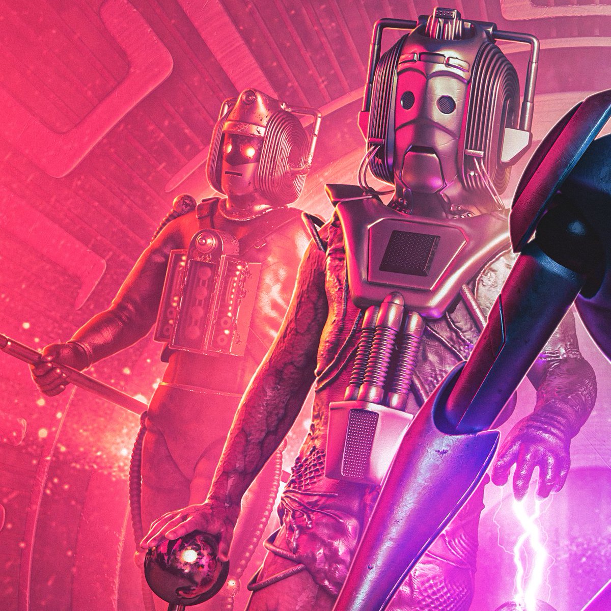 Anthony Lamb’s cover art for “Cybermen: The Ultimate Comic Strip ...