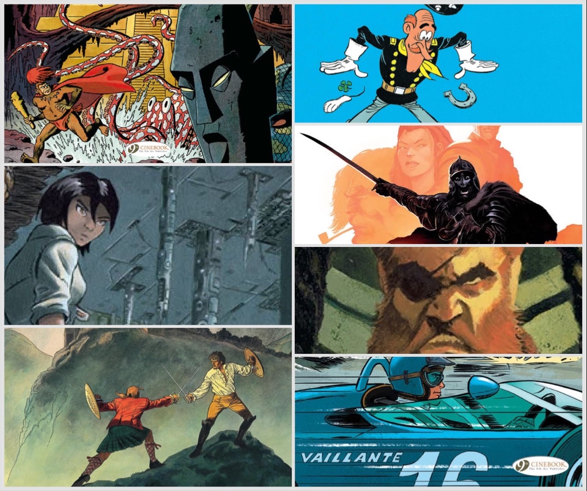 Cinebook’s new series launches mix the best of classic and contemporary bande dessinée in ...