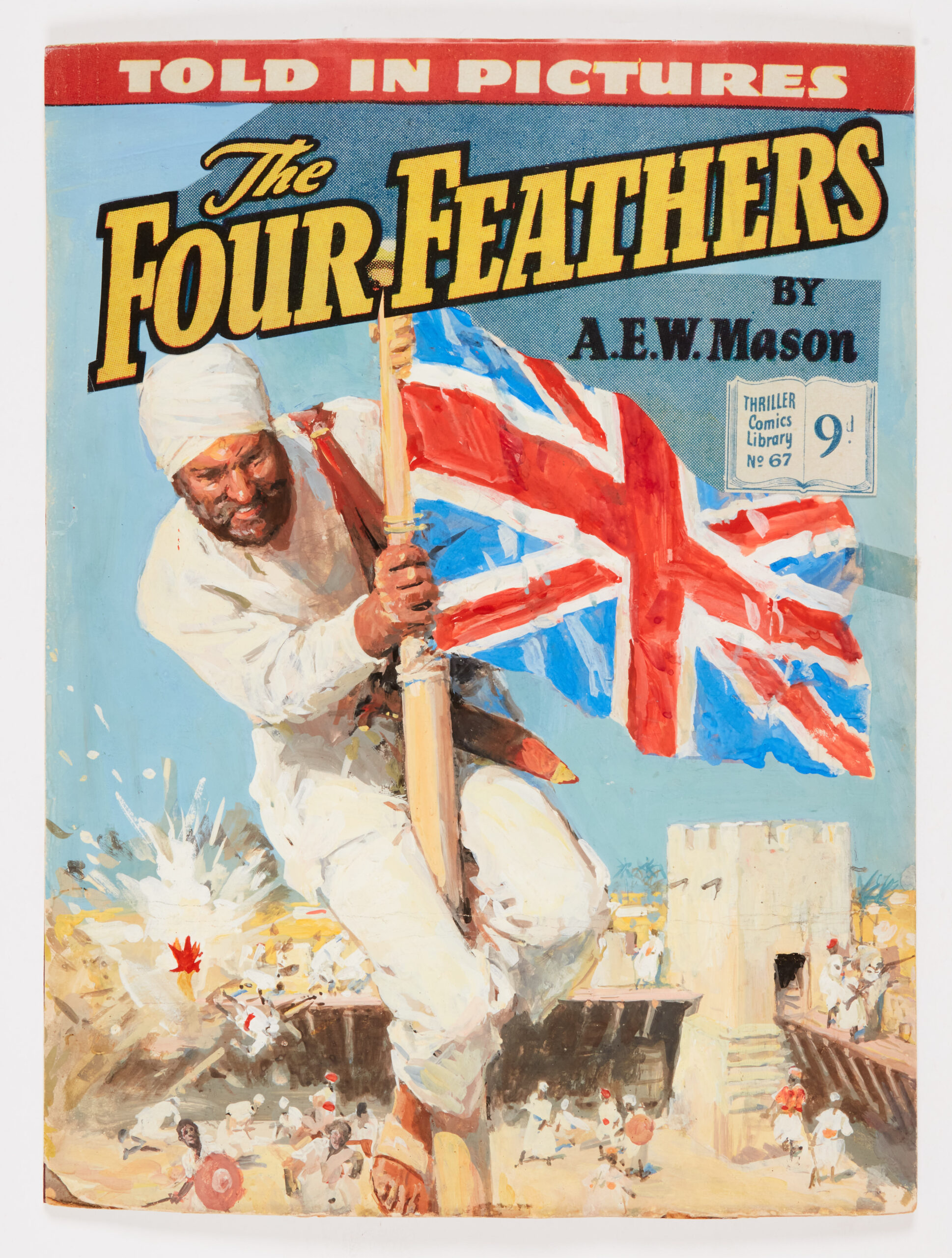 Stunning array of original British comic art and first issue of The ...