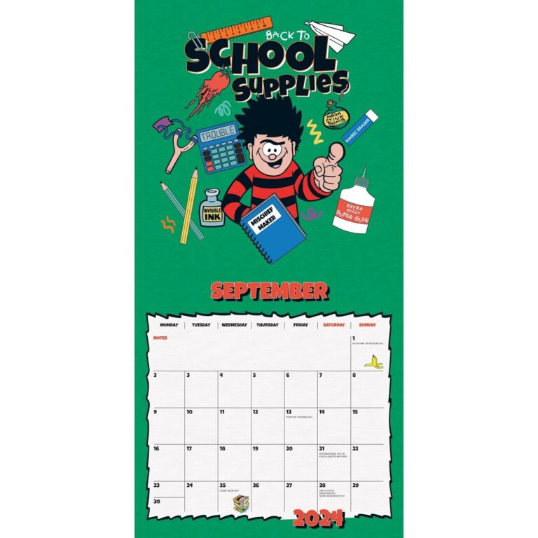 Danilo’s 2024 Calendars, including Beano and Doctor Who – A Quick Guide ...