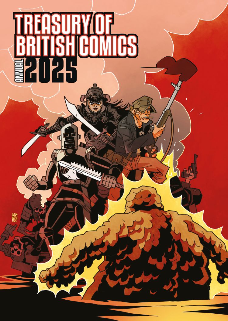 Robot Archie rocks back into action in this year’s Treasury of British Comics Annual ...