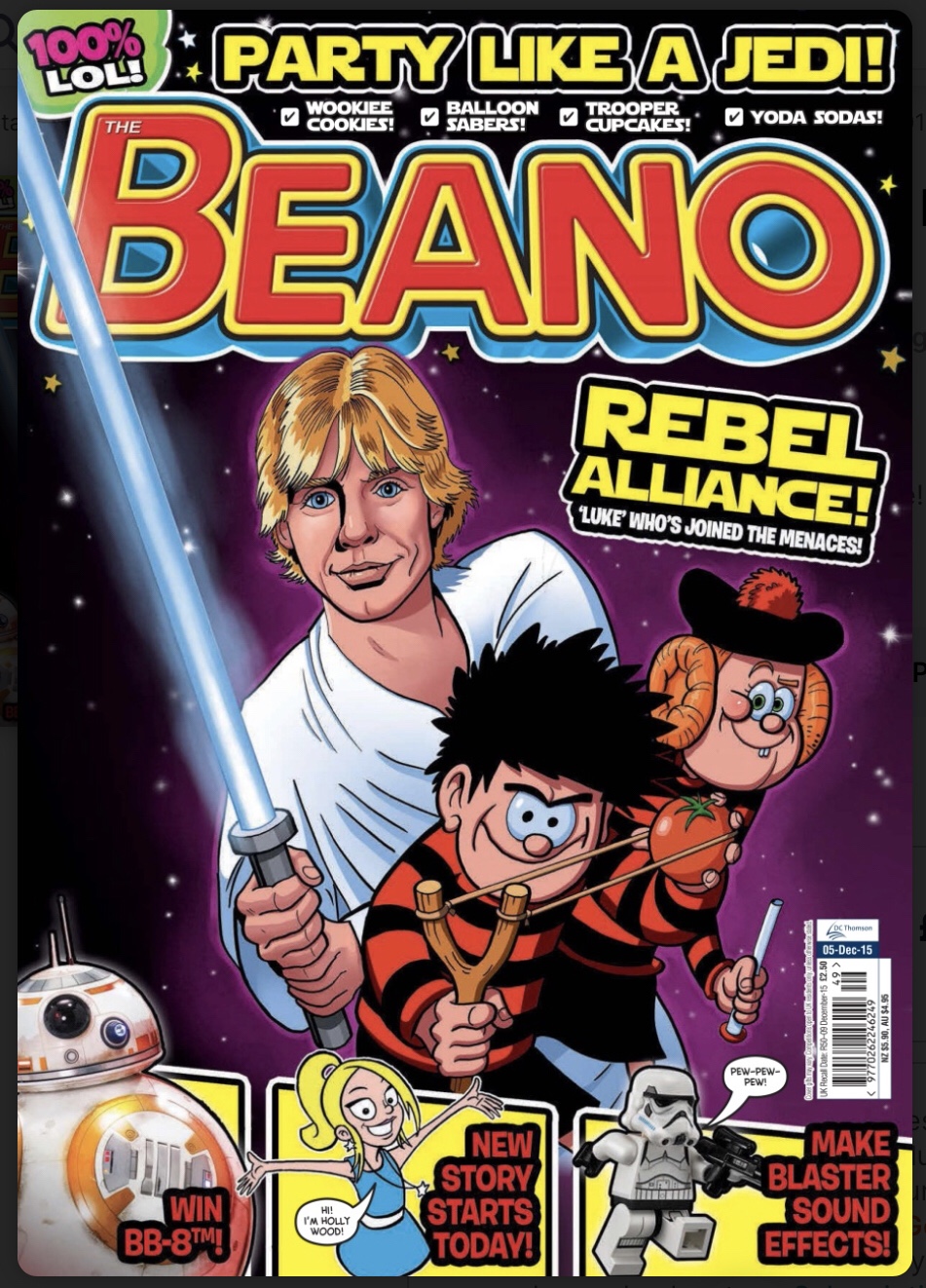 Worlds Collide! The Beano and Star Wars – downthetubes.net