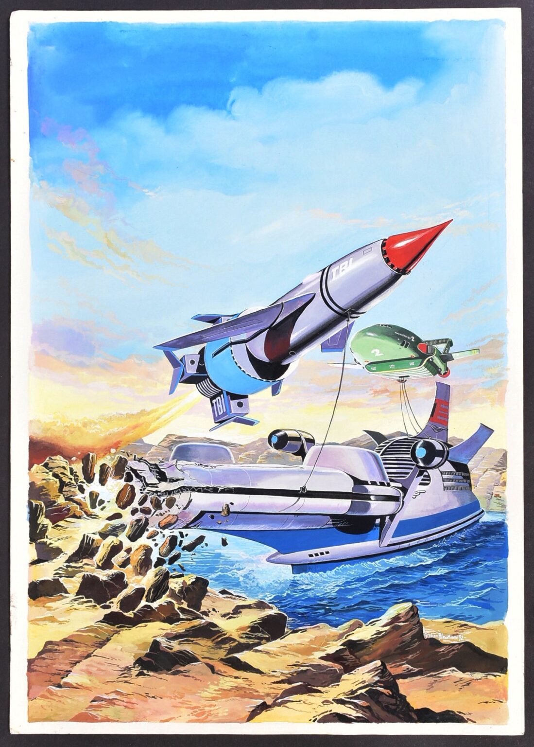 Graham Bleathman Thunderbirds art and more offered at auction ...