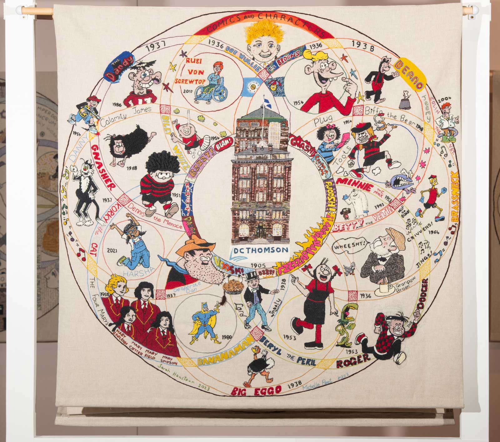 Dundee Tapestry at at V&A Dundee includes nods to city’s comics ...