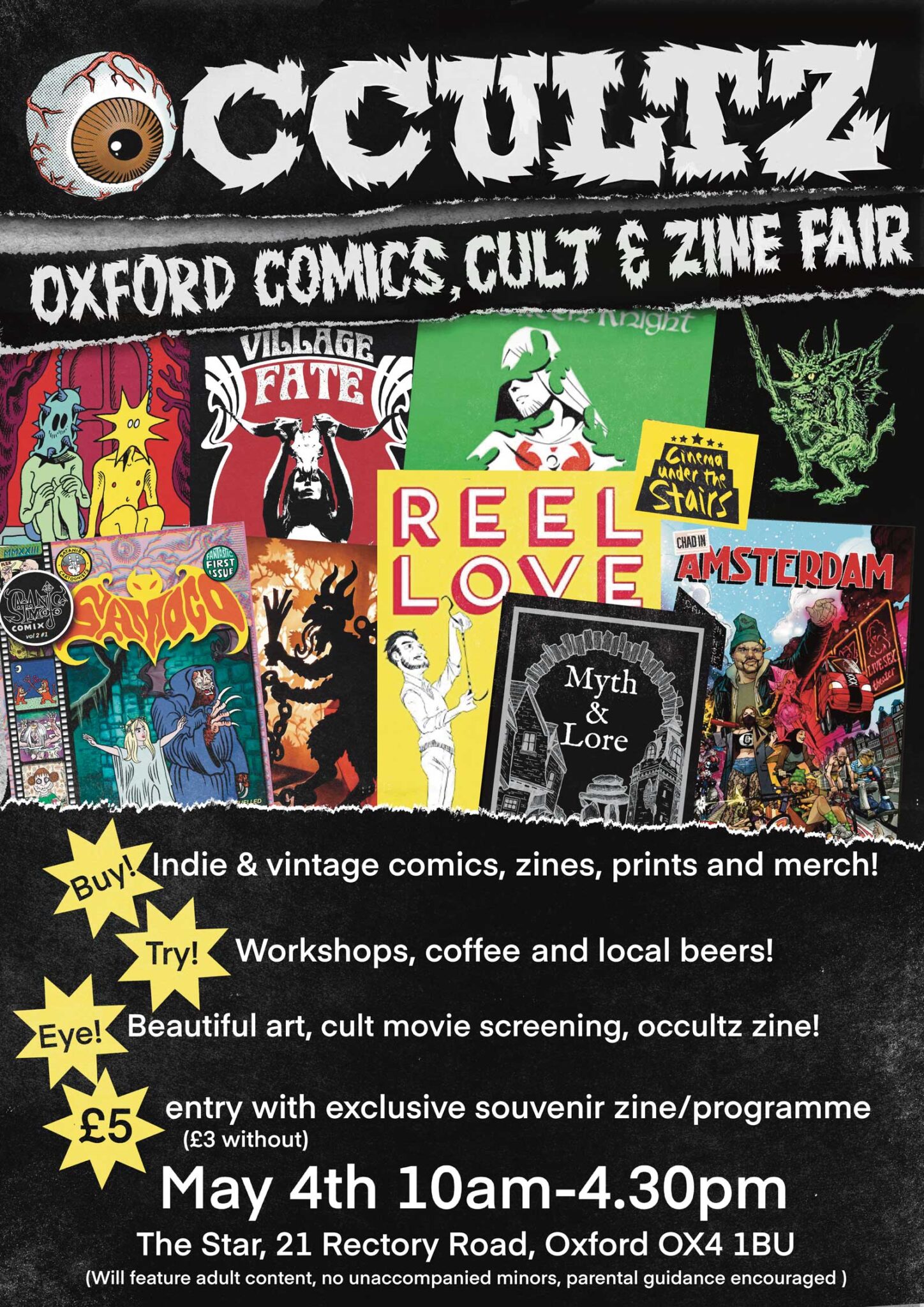 Occultz, an Oxford Comic, Cult and Zine Fair, launches in May ...