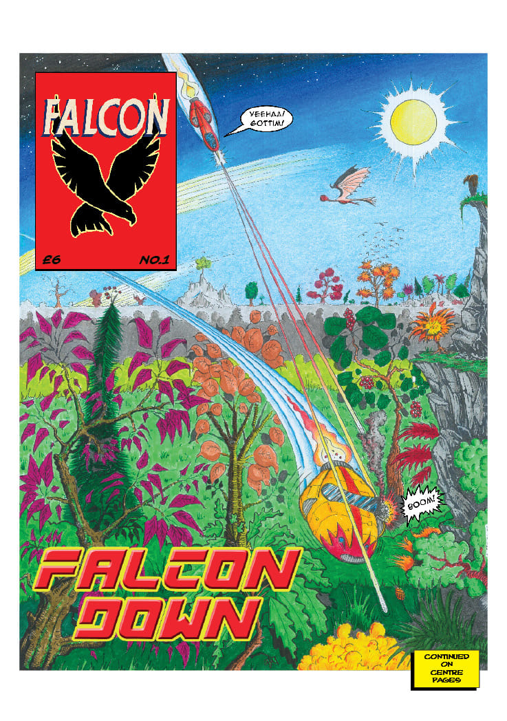 Falcon comic team tease second issue, due for release in October – downthetubes.net