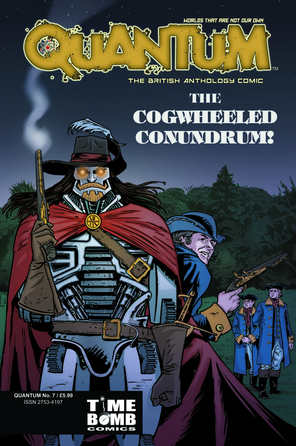 Coming Soon: Quantum #7, featuring The Clockwork Cavalier – downthetubes.net