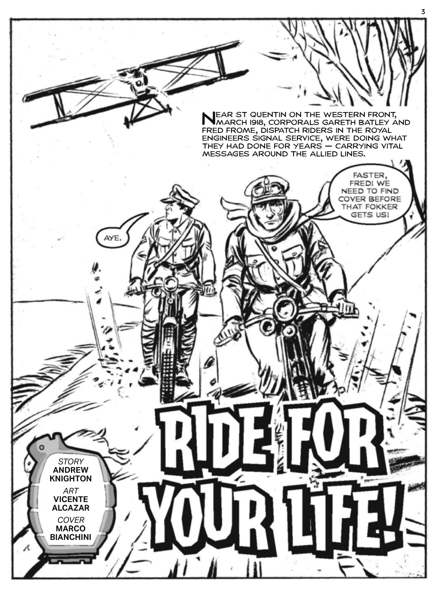 A mad RAF pilot, a Ramsey’s Raiders, and dispatch riders in peril in ...