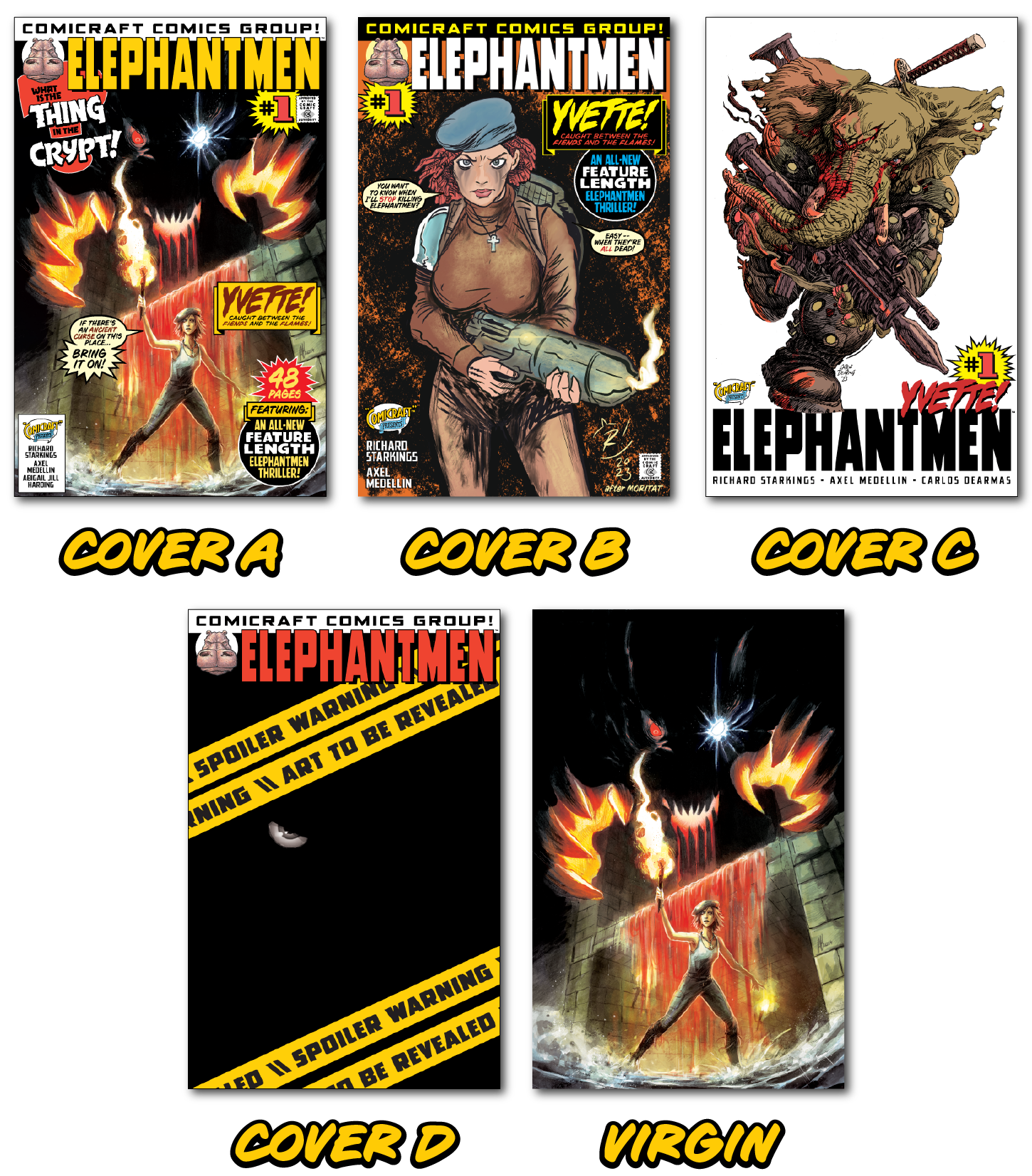 Crowdfunding Spotlight: Elephantmen – Yvette, by Richard Starkings and Axel Medellin ...