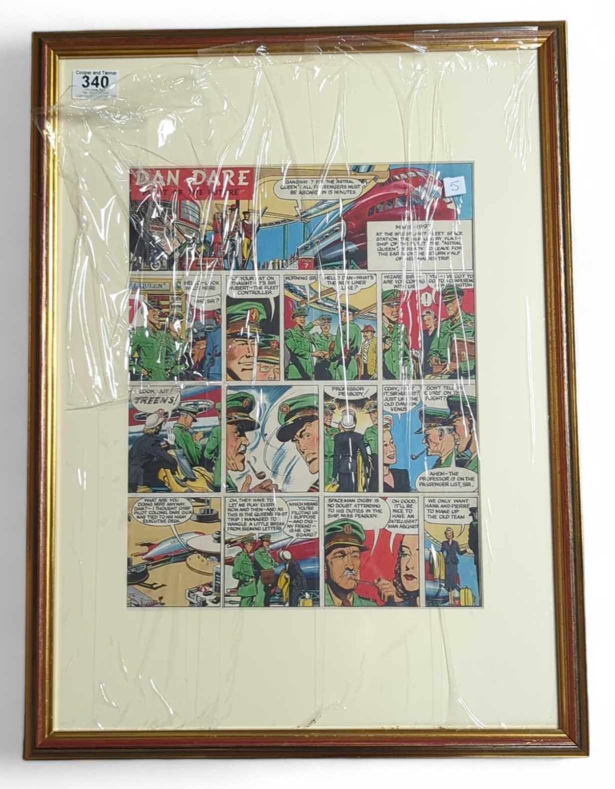 Early “Dan Dare” from Eagle by Frank Hampson goes under the hammer next ...