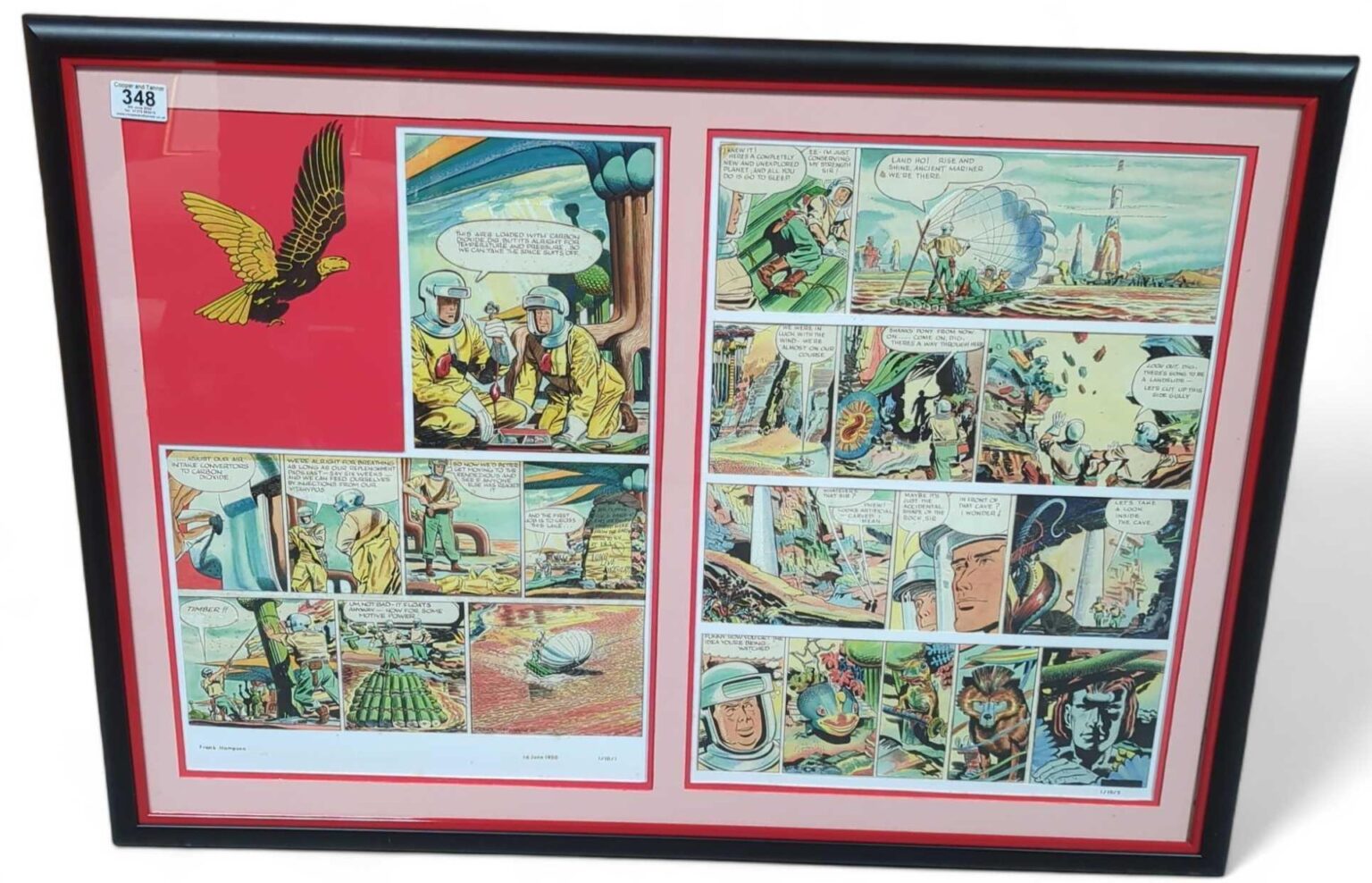 Early “Dan Dare” from Eagle by Frank Hampson goes under the hammer next ...