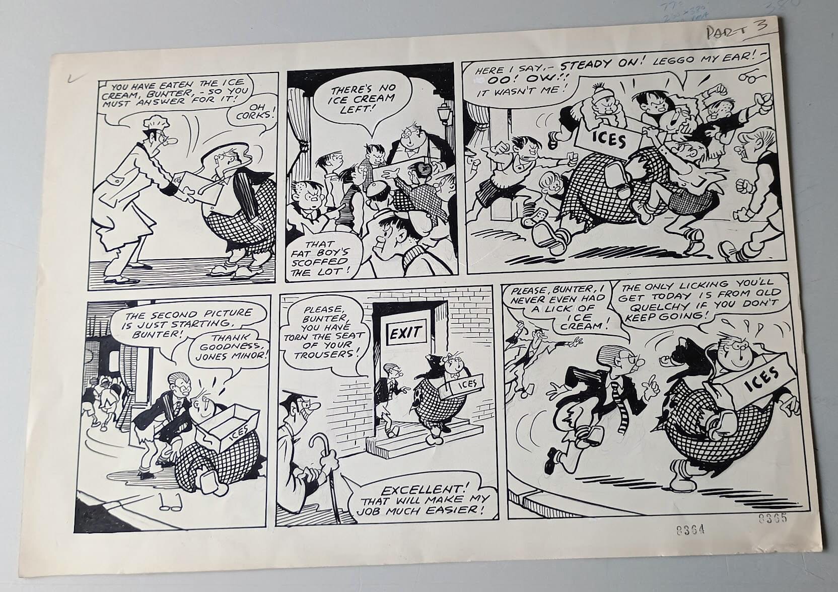 Billy Bunter and Combat Colin original art offered on eBay ...