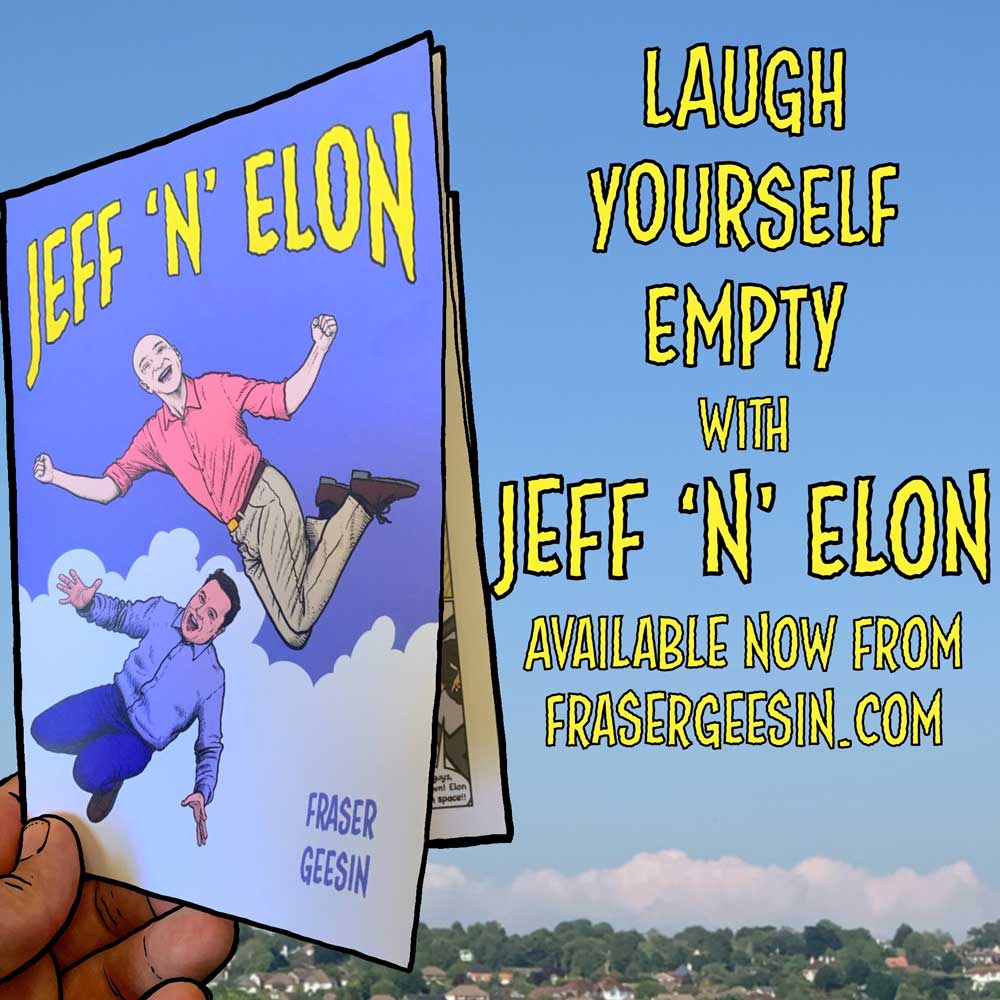 Fraser Geesin’s comic satire, “Jeff ‘n’ Elon”, available in collection ...