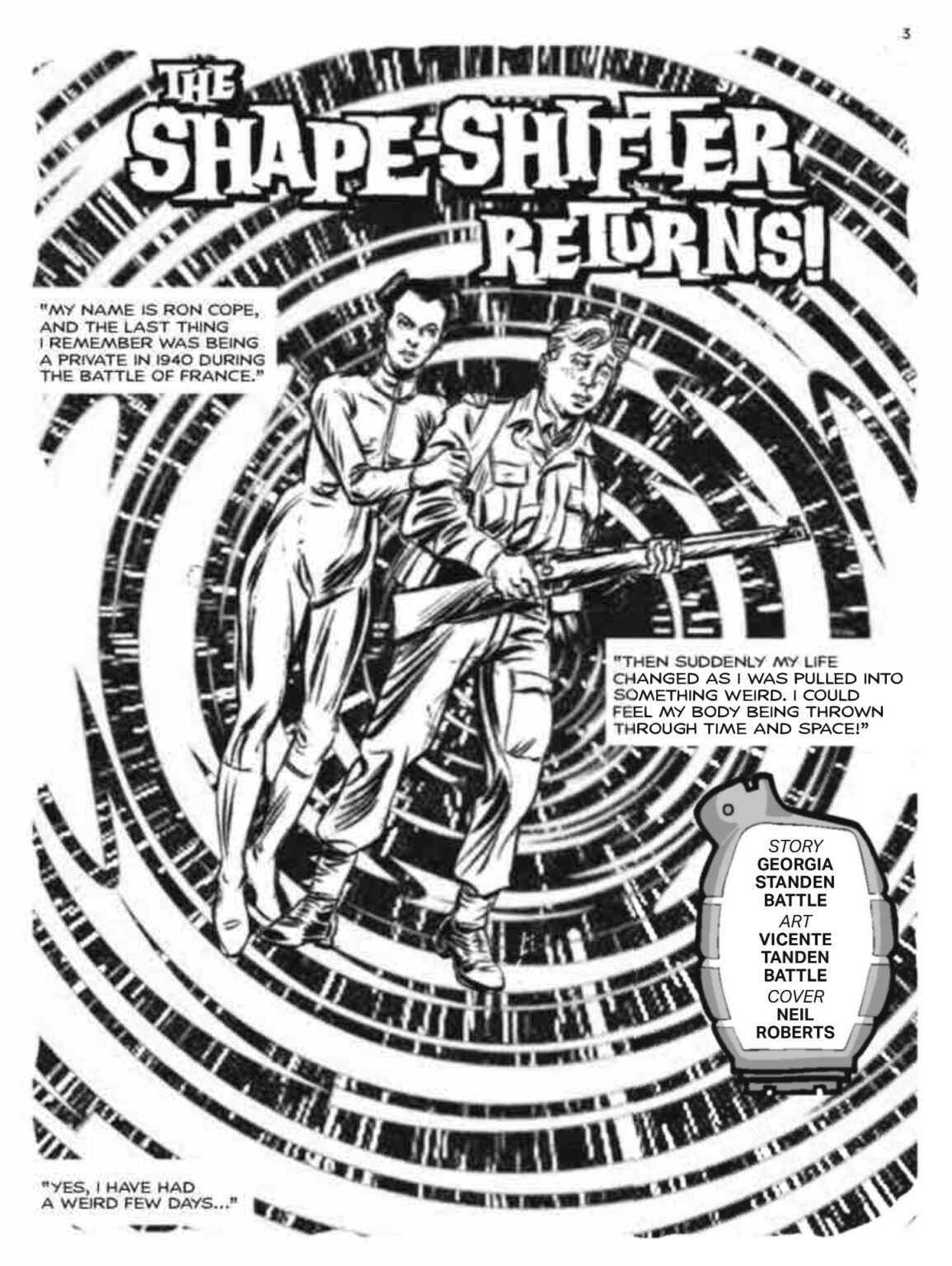 Commando does the Time Warp, again, with a new SF tale set in World War Two – downthetubes.net