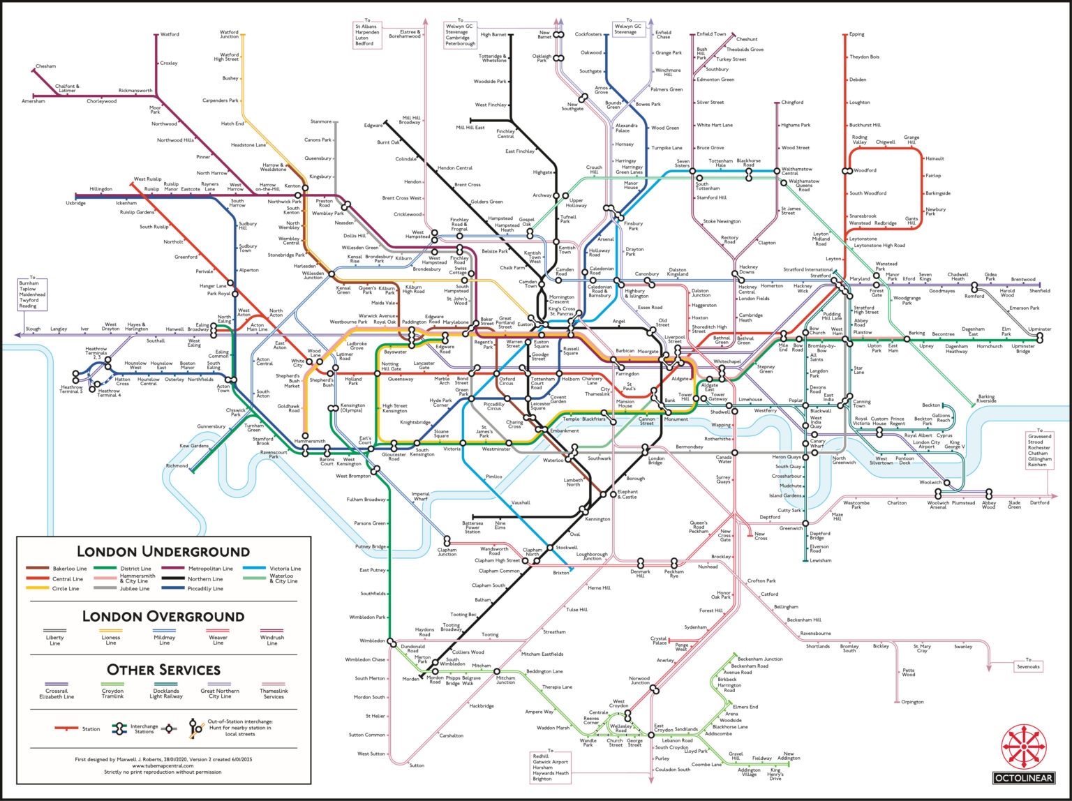 Going downthetubes with a new London Underground map, by Maxwell J ...