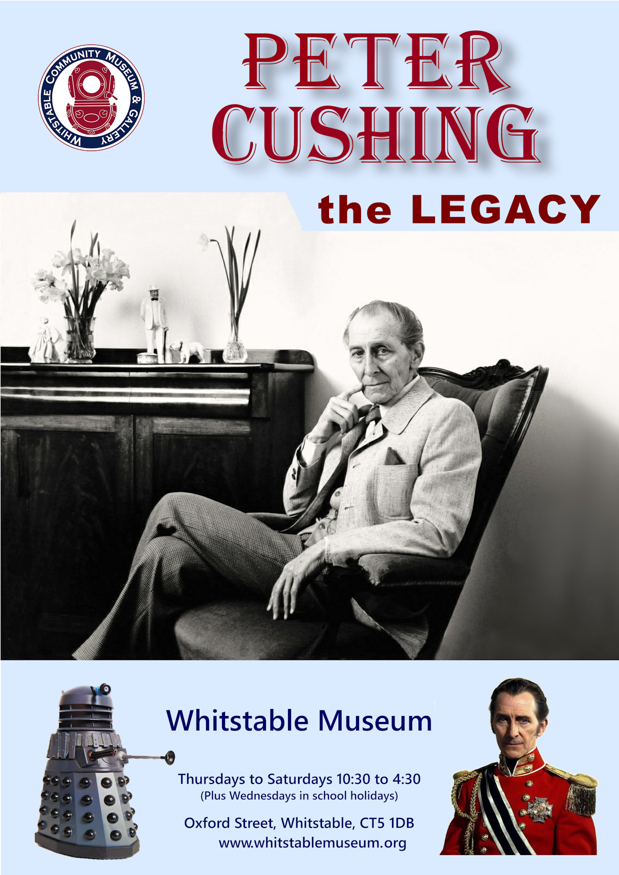 Peter Cushing exhibition running in Whitstable – downthetubes.net
