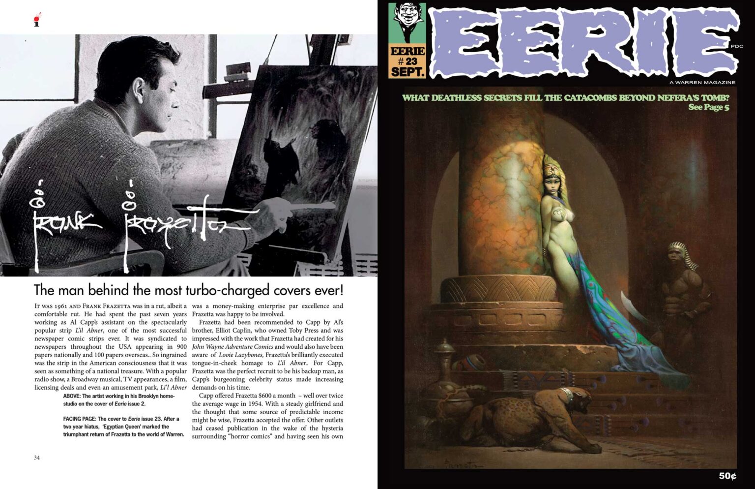 Book Palace Books “The Illustrated History of Warren Magazines” in the ...