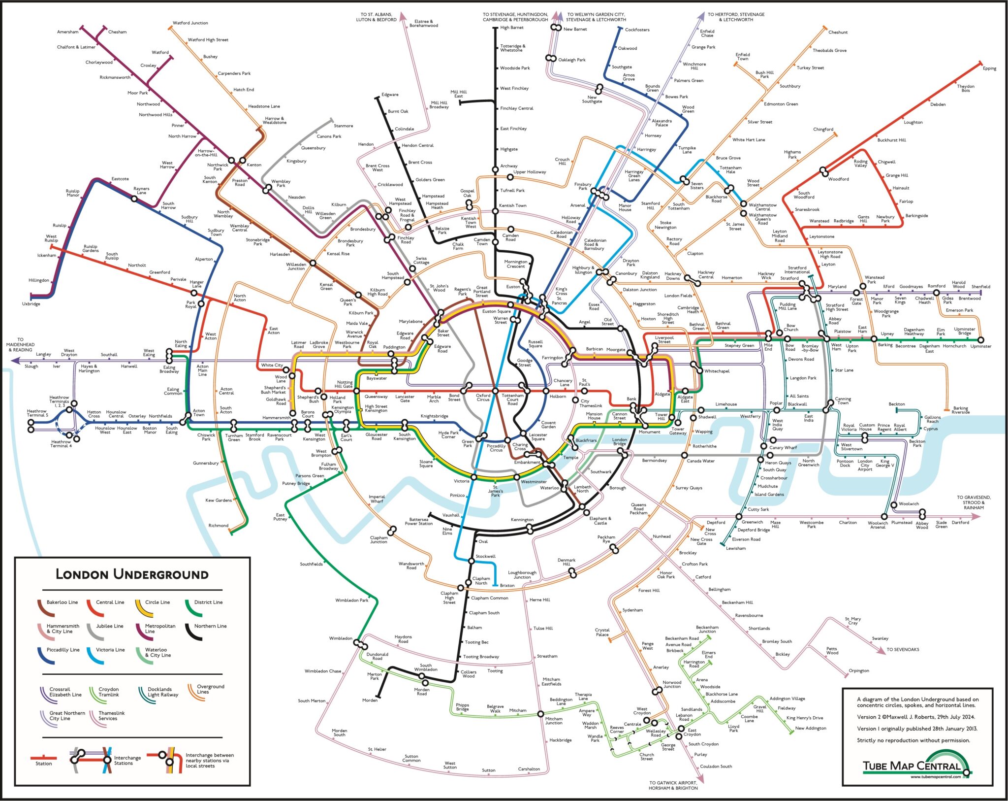 Going downthetubes with a new London Underground map, by Maxwell J ...