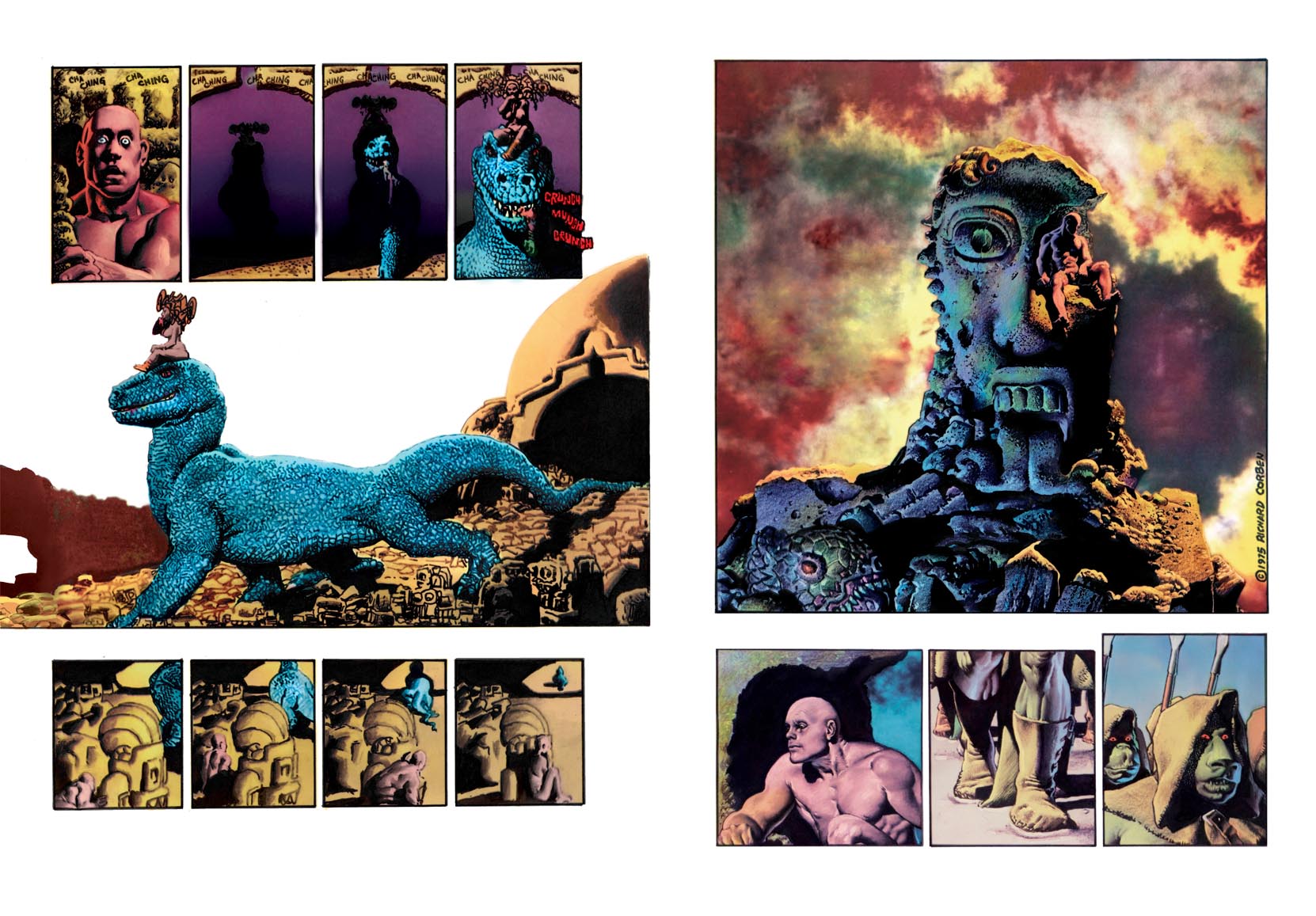 Dark Horse collections of Richard Corben’s “Den” fantasy series round ...