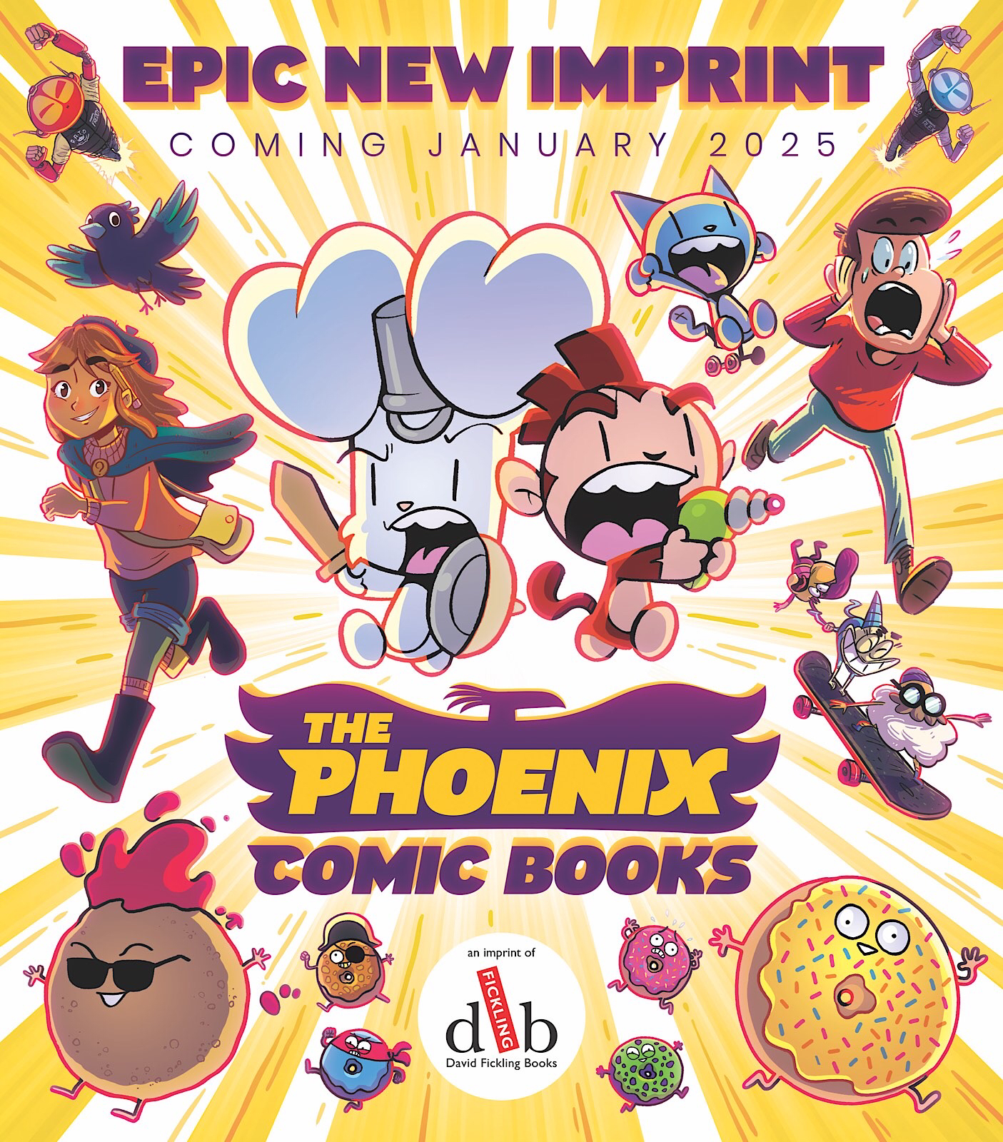 New comic book imprint, The Phoenix Comic Books, coming from David ...
