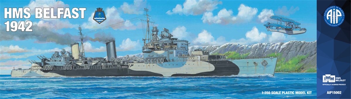 Graham Bleathman’s new HMS Belfast model kit box art revealed ...