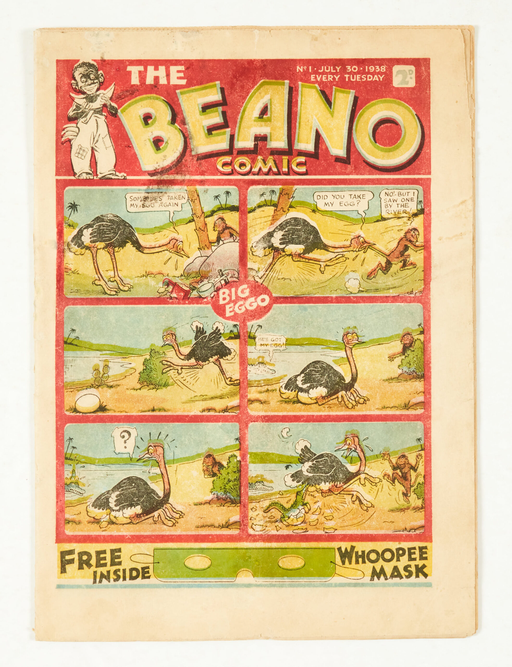 Beano Number One sells for over £4000, 2000AD Prog 2 With Free Gift for ...