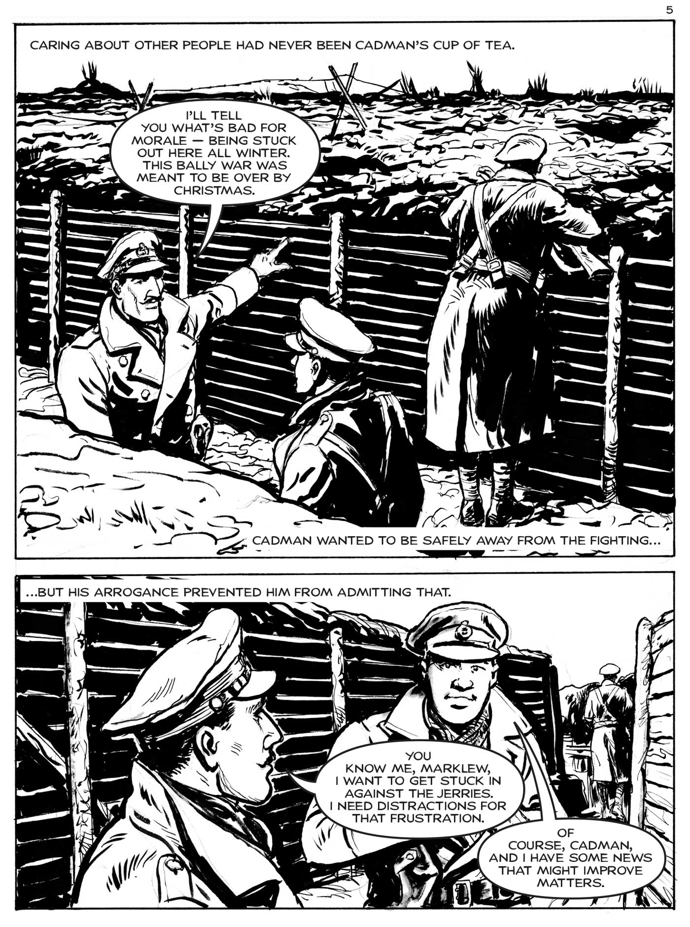 Creating Comics Exclusive! Eagle-Eyed Cadman – a Writer’s Commando ...