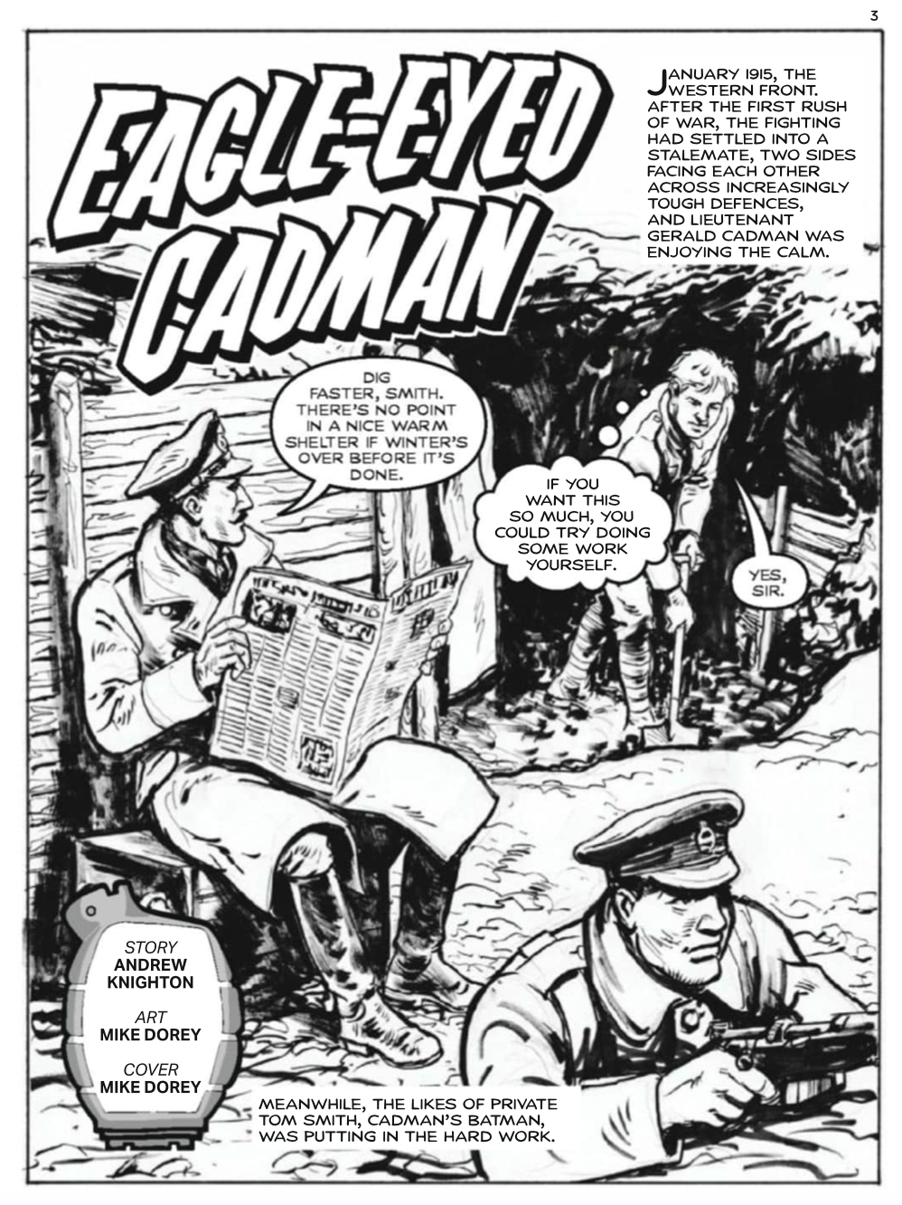 Latest Commando Comics adventures span both World Wars, and Cadman ...