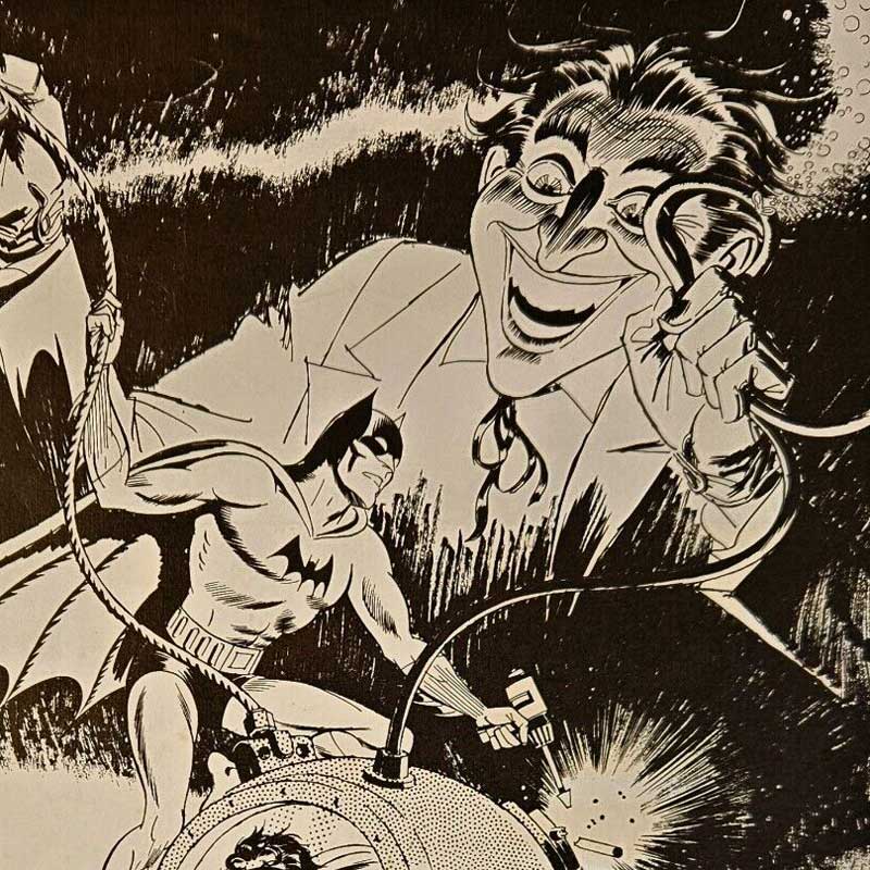 Signed Jerry Robinson Batman art print offered in auction, in aid of ...