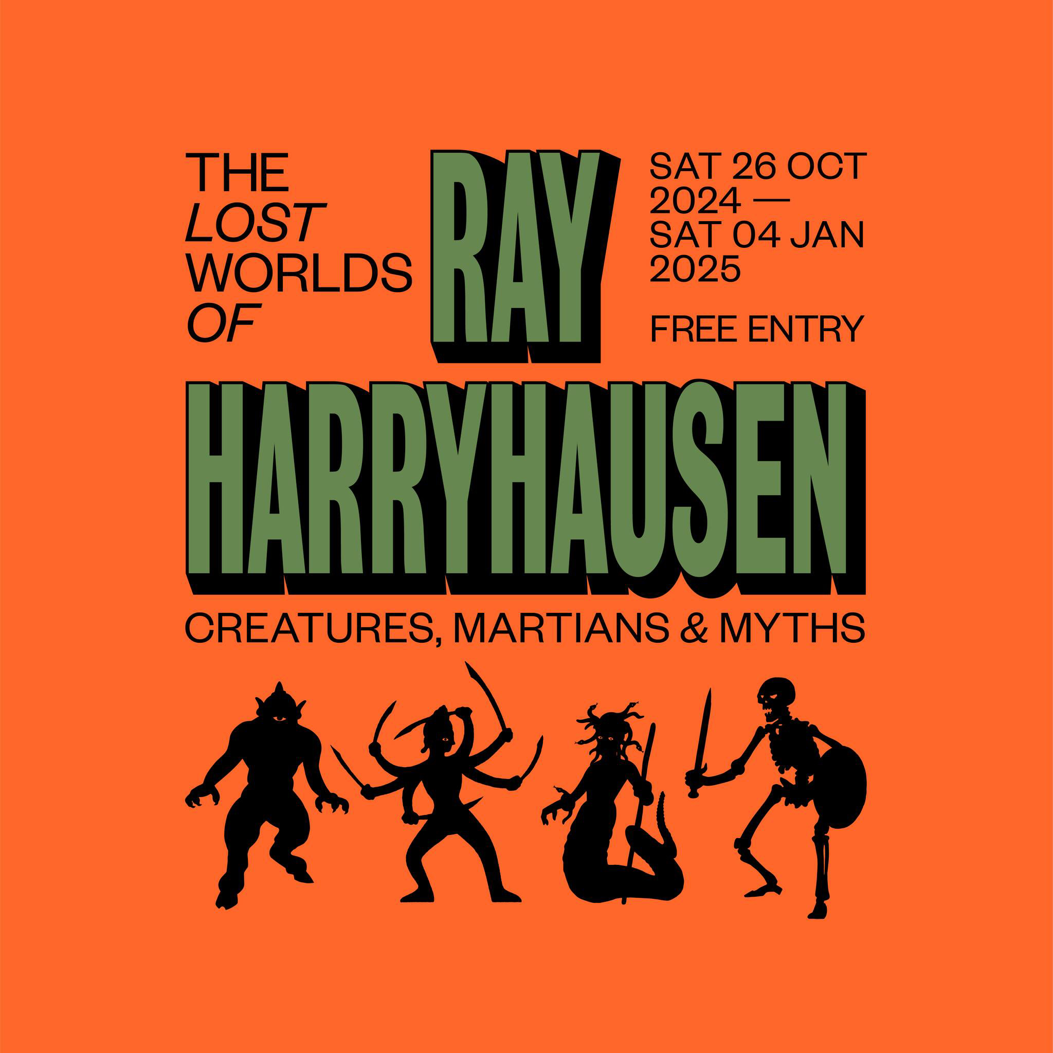Yes, there’s a skeleton! The Lost Worlds of Ray Harryhausen exhibition ...