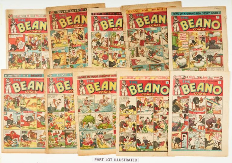 Beano Number One sells for over £4000, 2000AD Prog 2 With Free Gift for ...