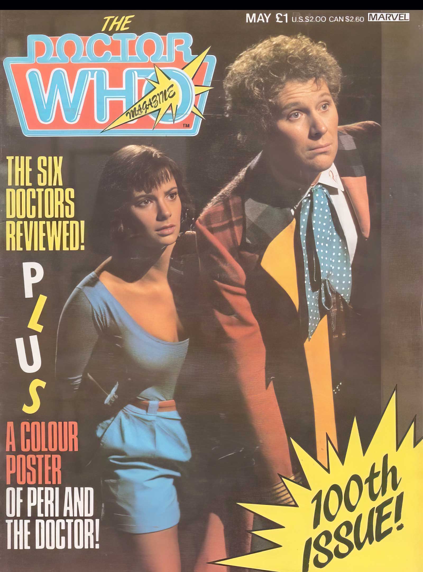 John Higgins Doctor Who poster art for Doctor Who Monthly 100 offered ...