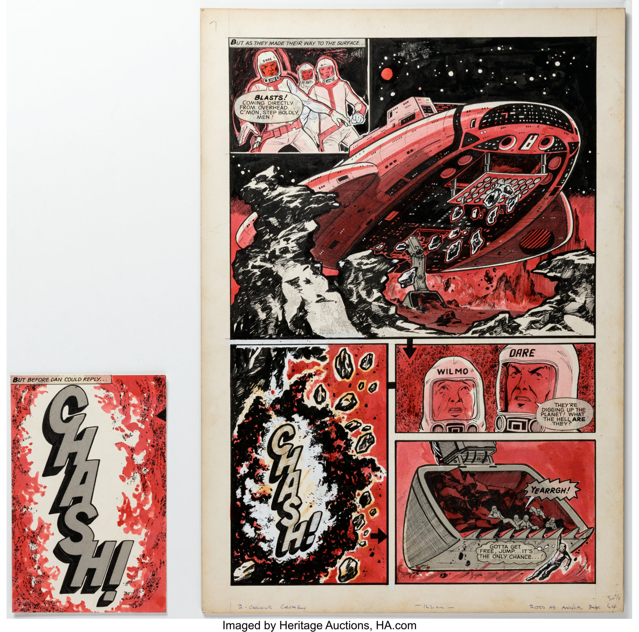 2000AD “Dan Dare” art comes to auction, and the mystery of Adrian D ...