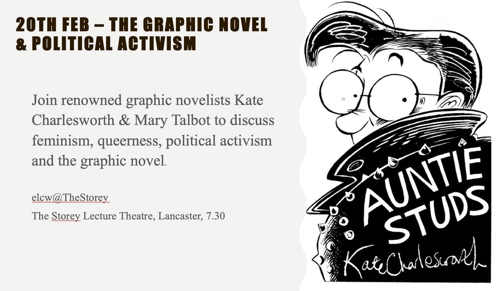 Kate Charlesworth, Mary Talbot, discuss the graphic novel and political ...