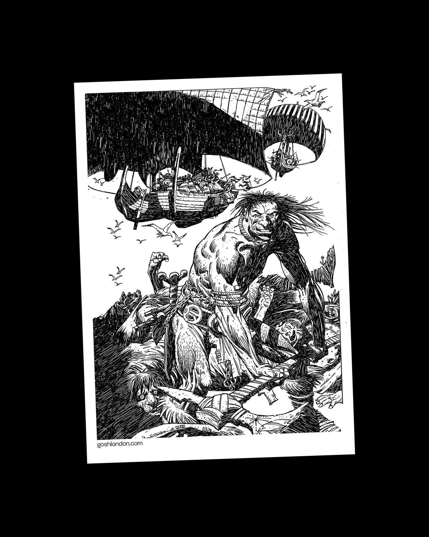 Dan Cornwell, Mick McMahon and John Wagner at GOSH! in April ...