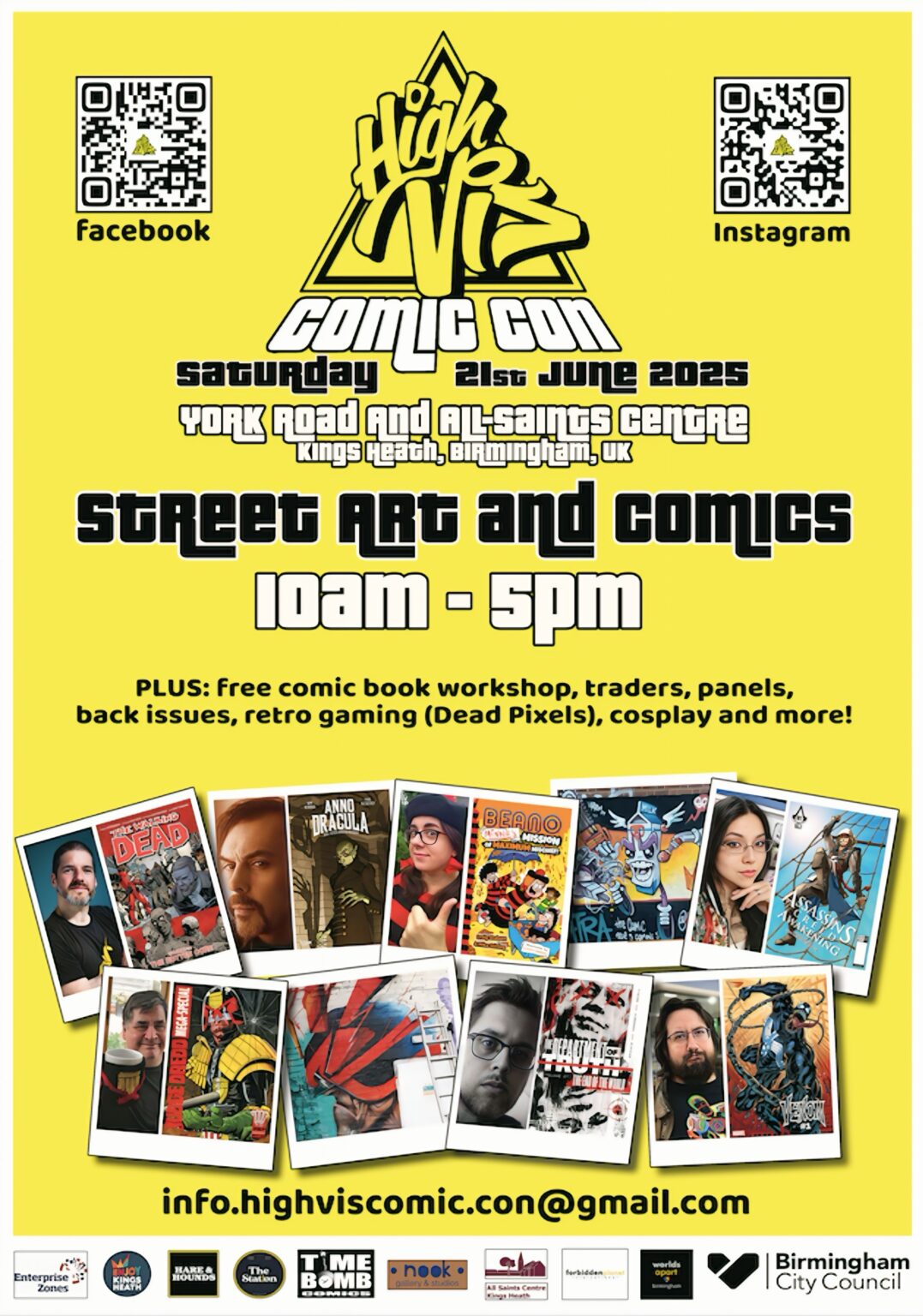 More Comic Book Creators added to Birmingham’s High Vis Comic Con in ...