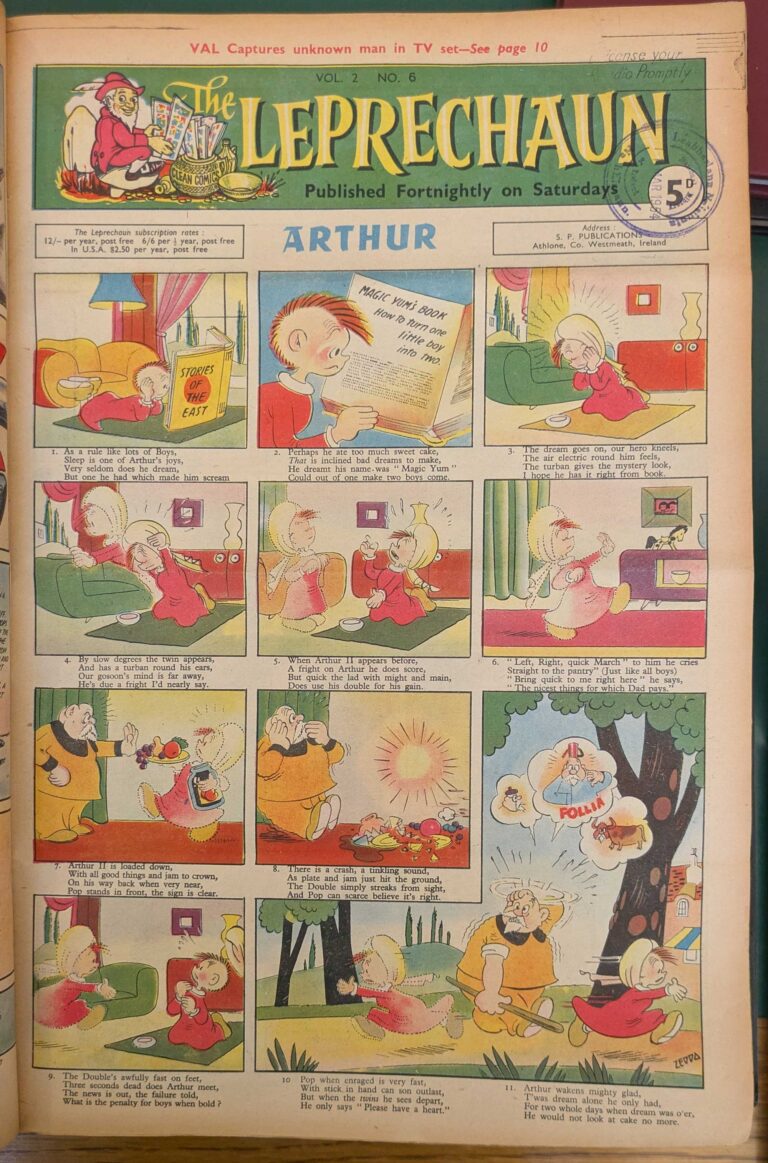 Discover Irish Comic Book History at the National Library of Ireland ...