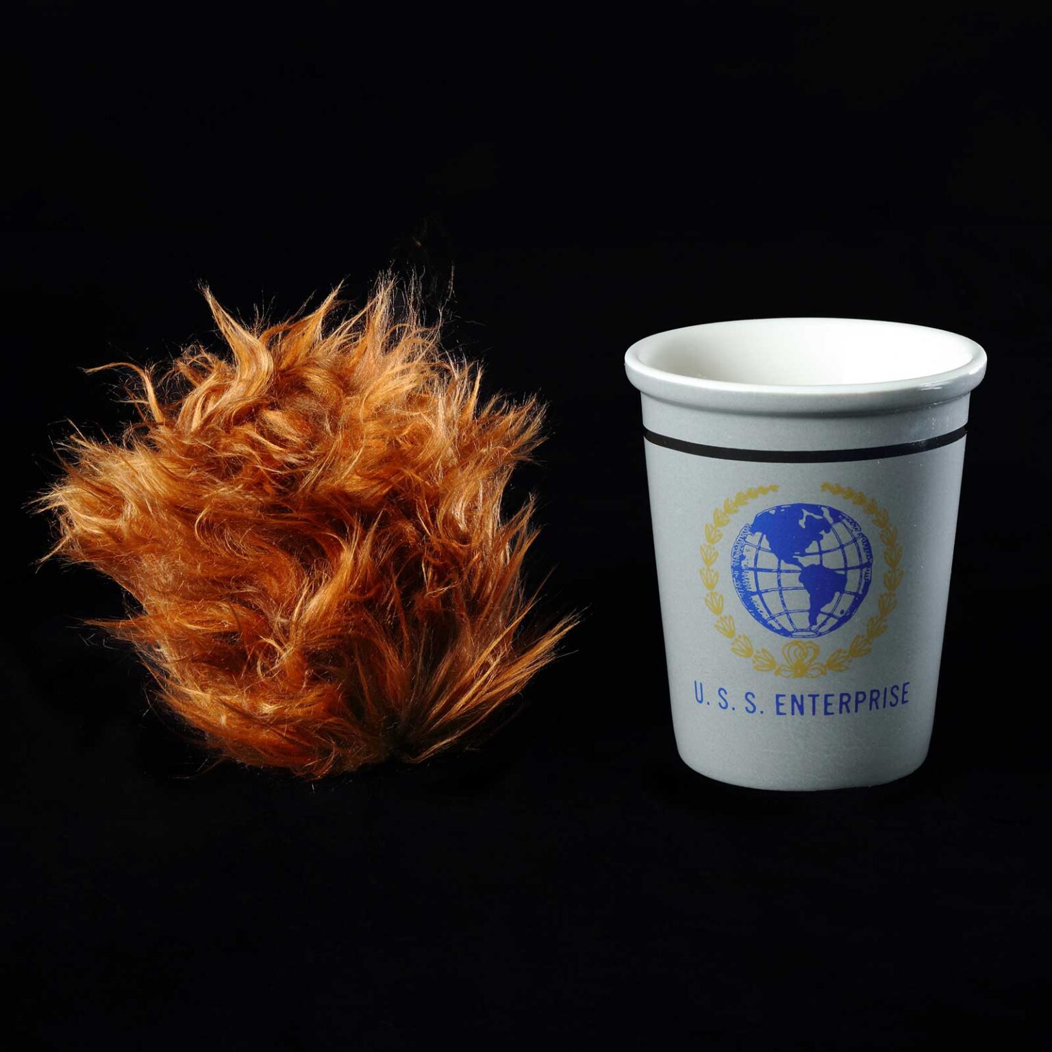 Star Trek Original Series Cups, and Tribbles too, just a parsec away ...