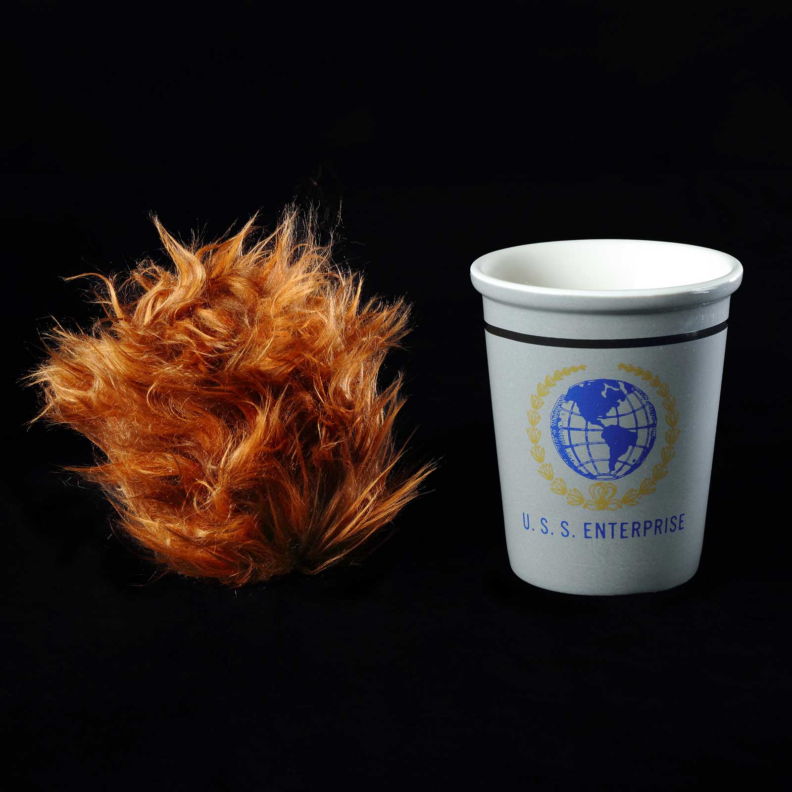 Star Trek Original Series Cups, and Tribbles too, just a parsec away ...