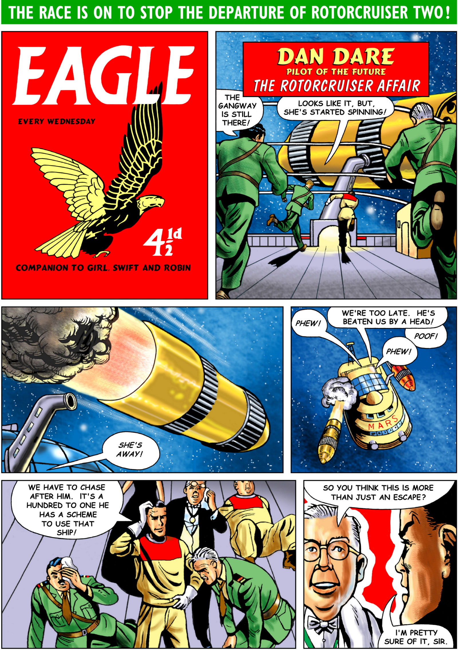 New Spaceship Away features new Dan Dare, and a look at a Mickey Mouse ...